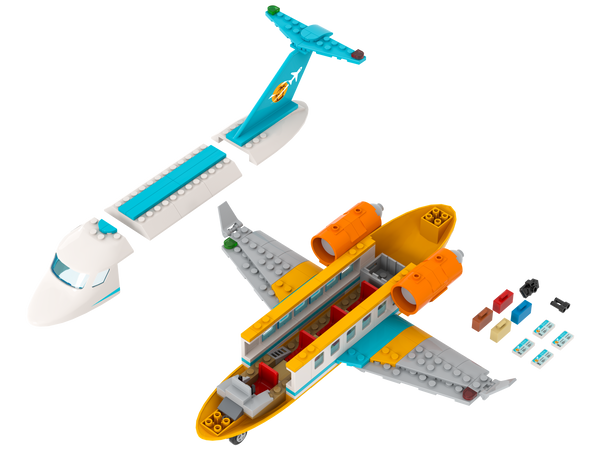Vacation Airlines Airplane Brick Set – Brick Loot