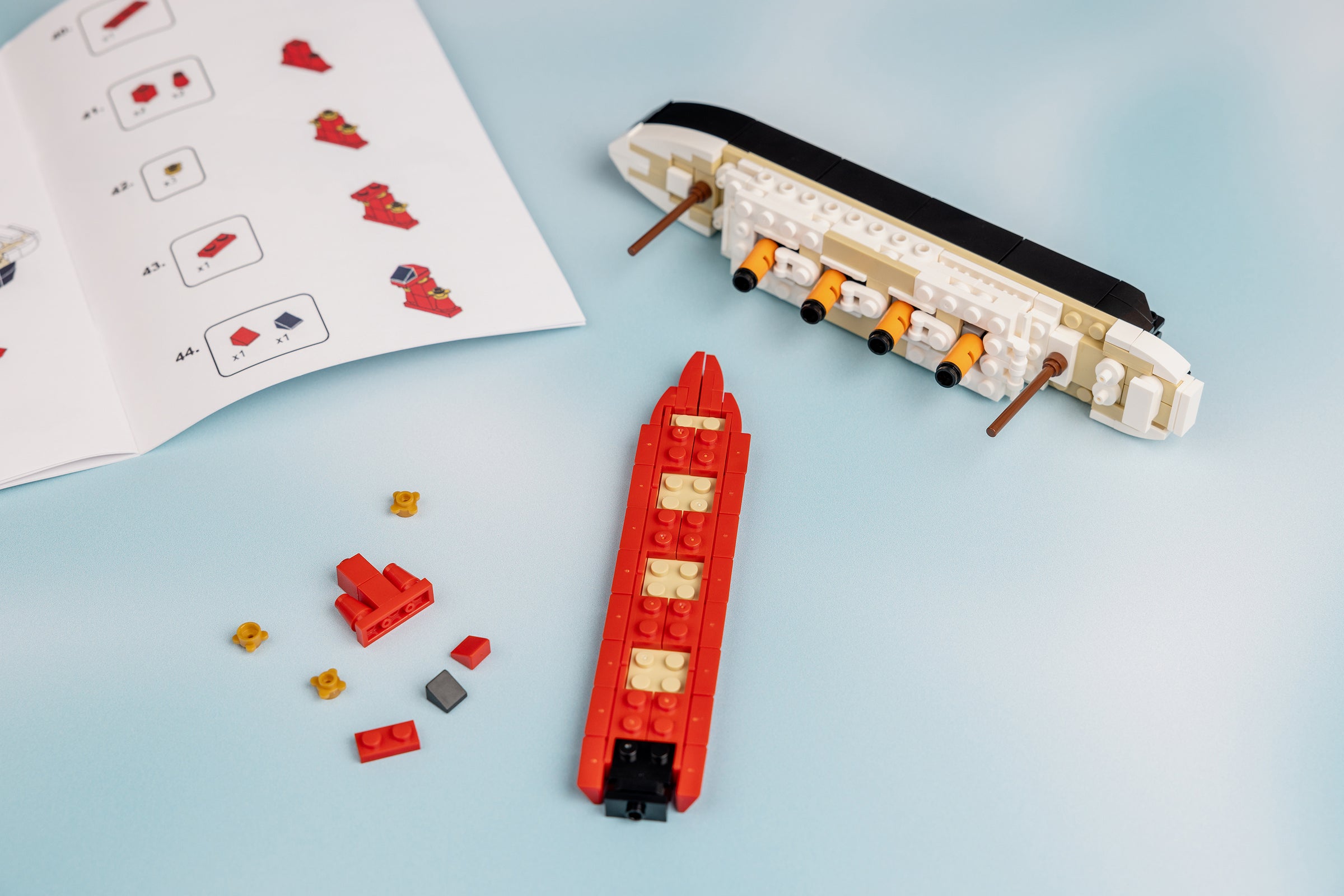 Titanic Ship Brick Set - 217 Pieces | Brick Loot