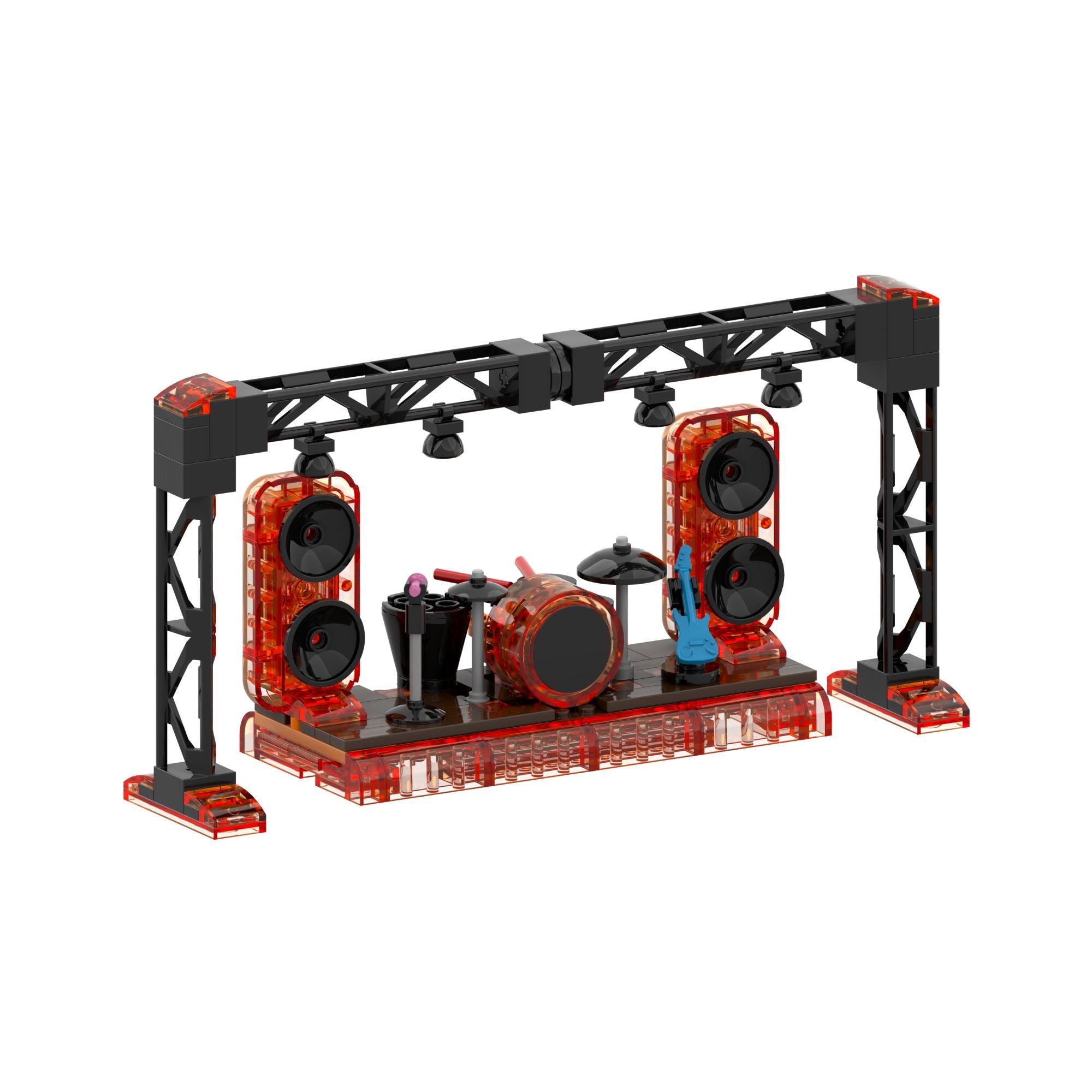 Concert Stage Brick Set + Light Kit
