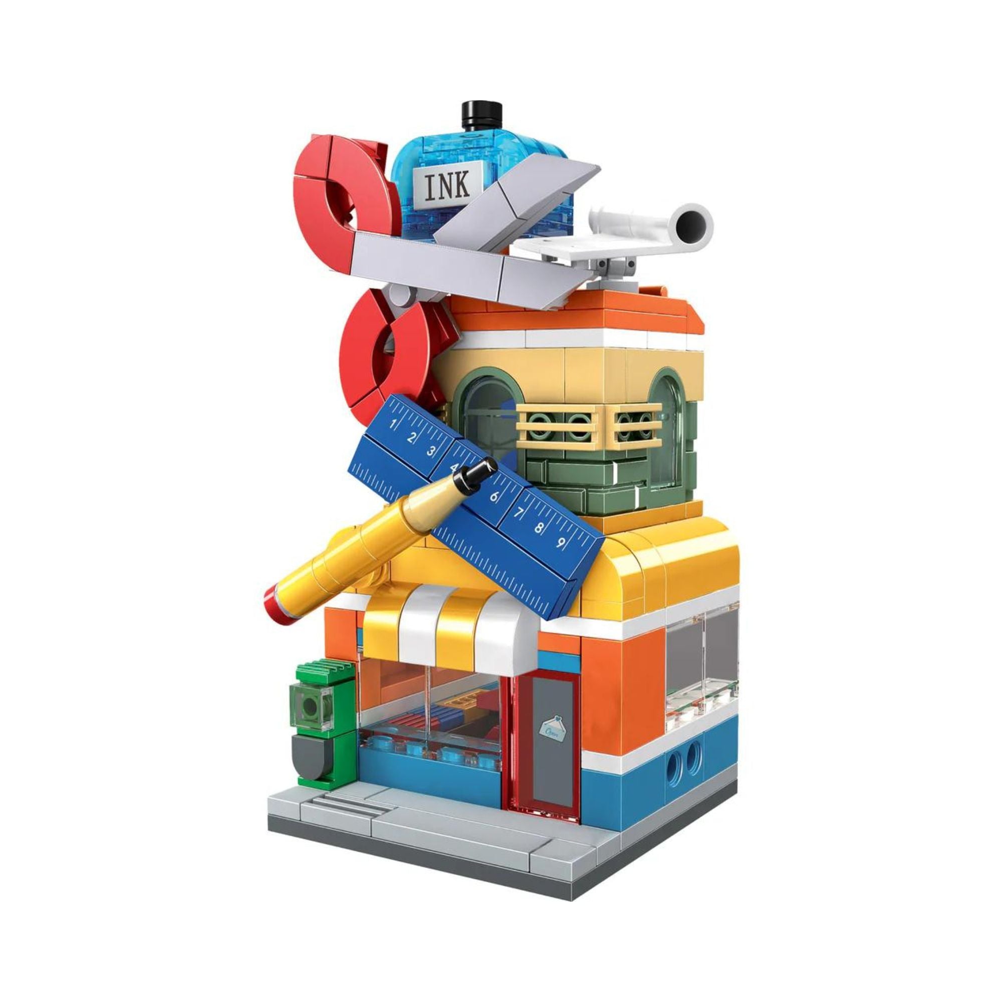 Mini City - Art Supply Store Brick Set | Brick Loot