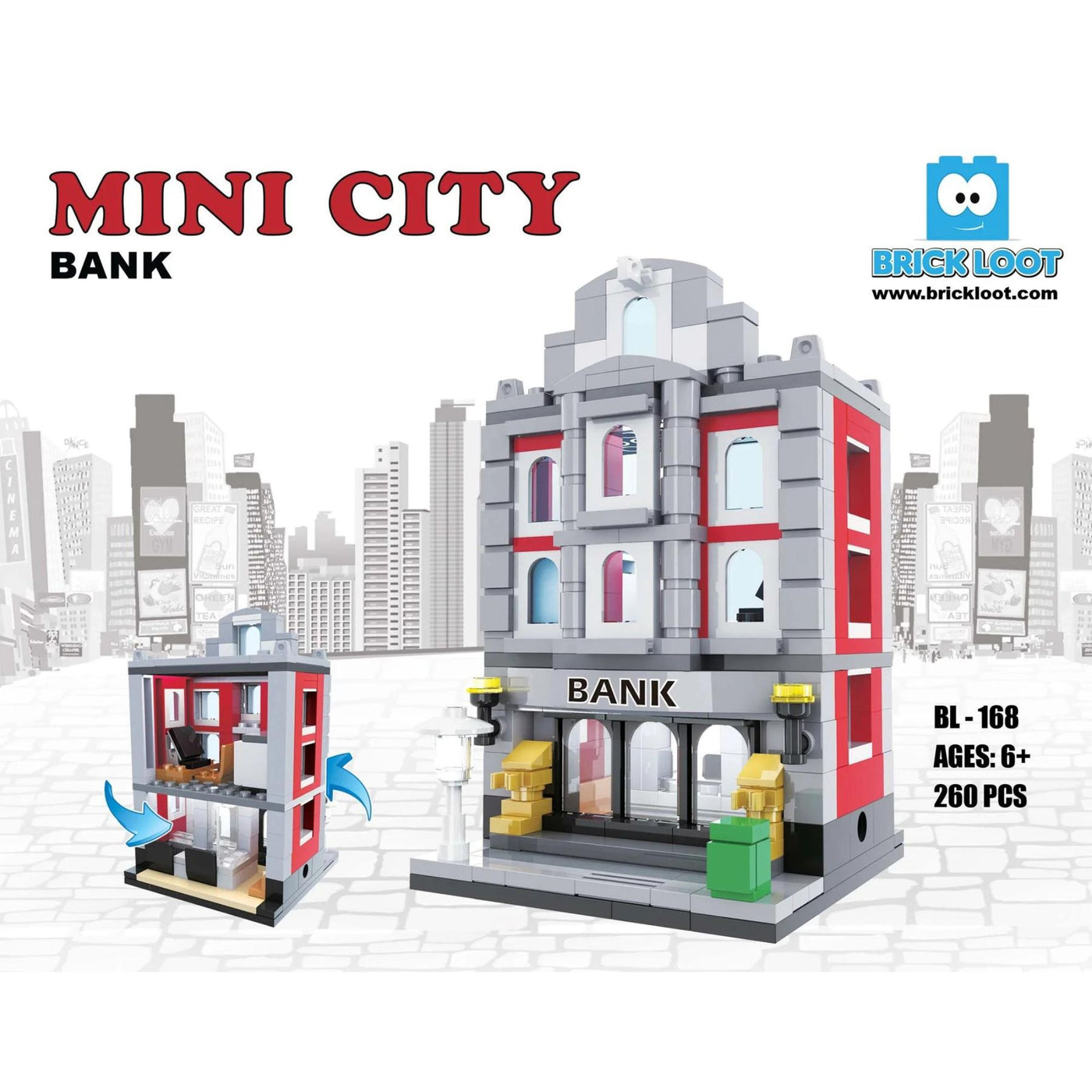 Mini City - Bank Brick Set