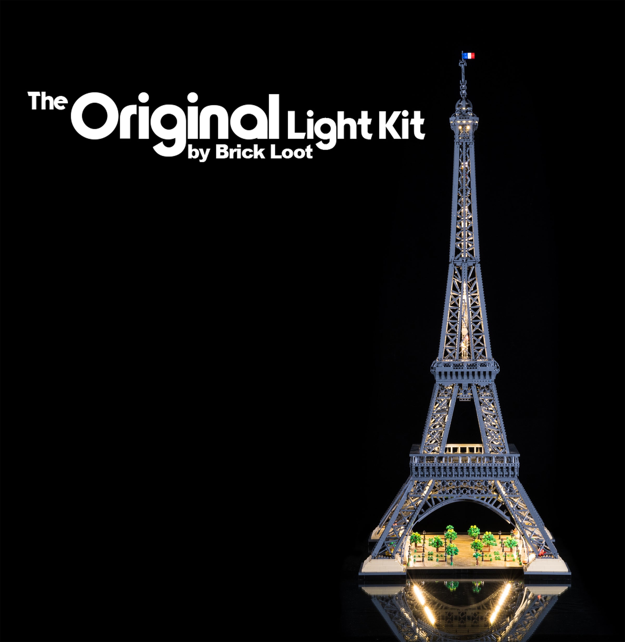 LED Lighting kit for LEGO Icons Eiffel Tower (10307)