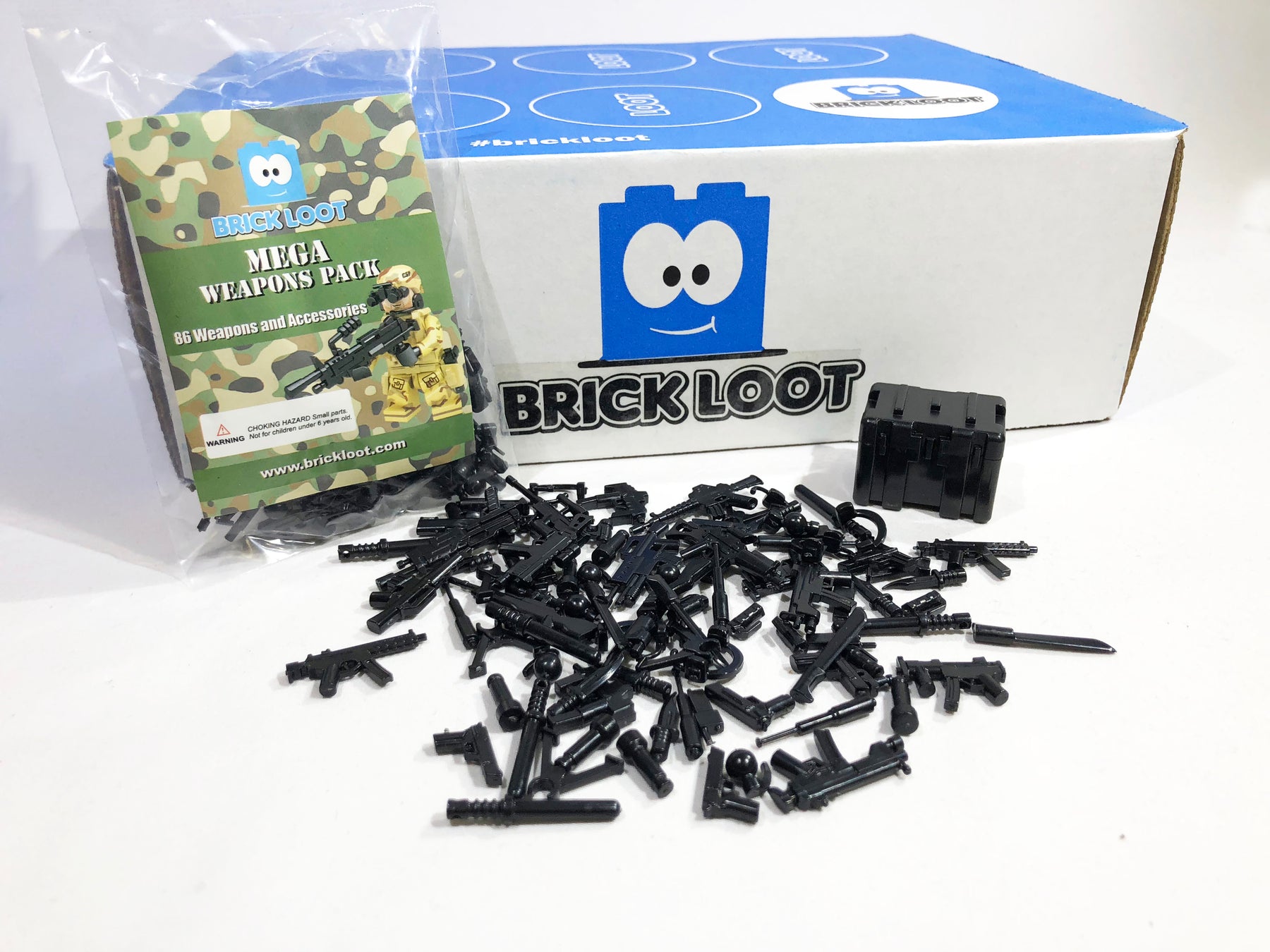 Brick Loot Exclusive Minifgure Weapons MEGA 86 Pack 100% LEGO® Compatible